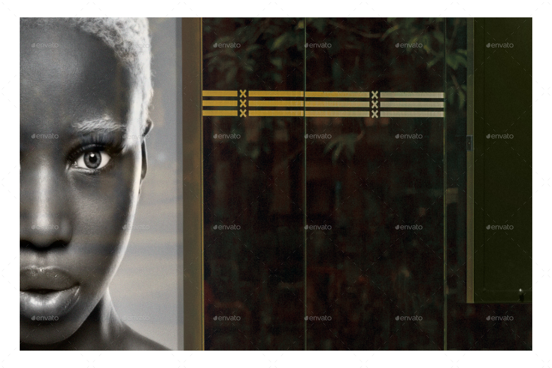 Night Bus Stop Poster Mockup, Graphics | GraphicRiver