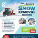 Snow Removal Flyer Templates, Print Templates | GraphicRiver