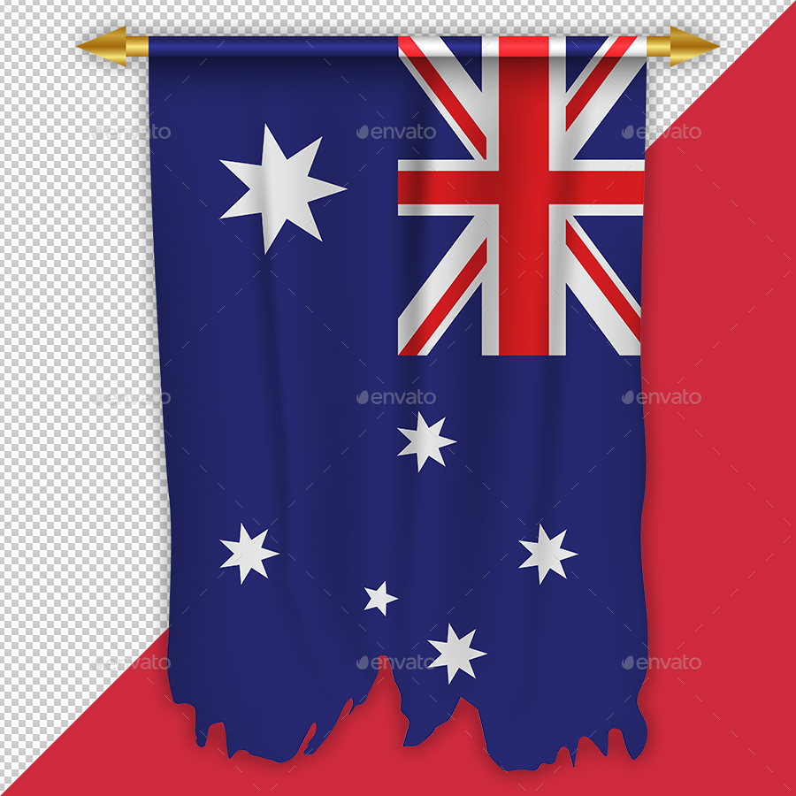 Australia Flag in Different Shapes, Vectors | GraphicRiver