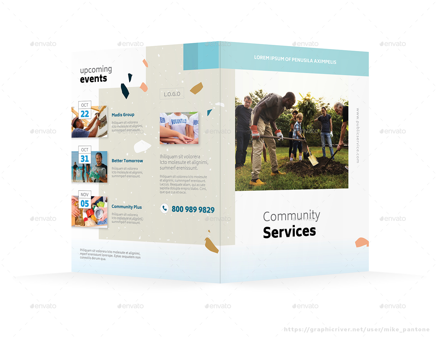 Community Service Print Bundle by Mike_pantone | GraphicRiver