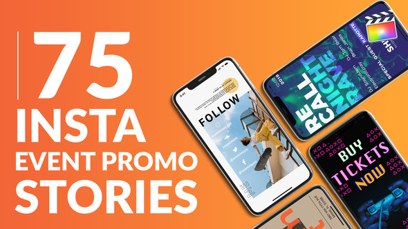 75 Insta Event Promo Stories | For Final Cut & Apple Motion, Apple ...