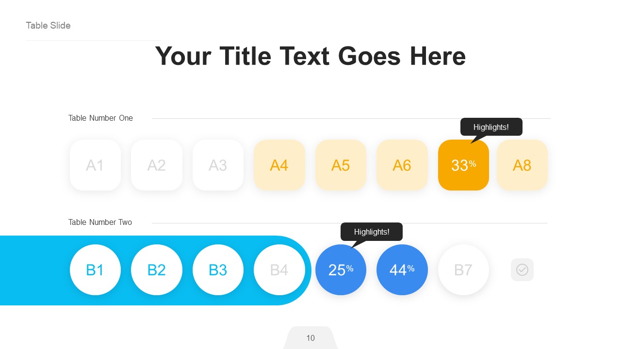 Table Slides Infographic Powerpoint Presentation Template, Presentation ...