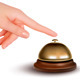 Hand ringing the bell to call. Service desk, Vectors | GraphicRiver