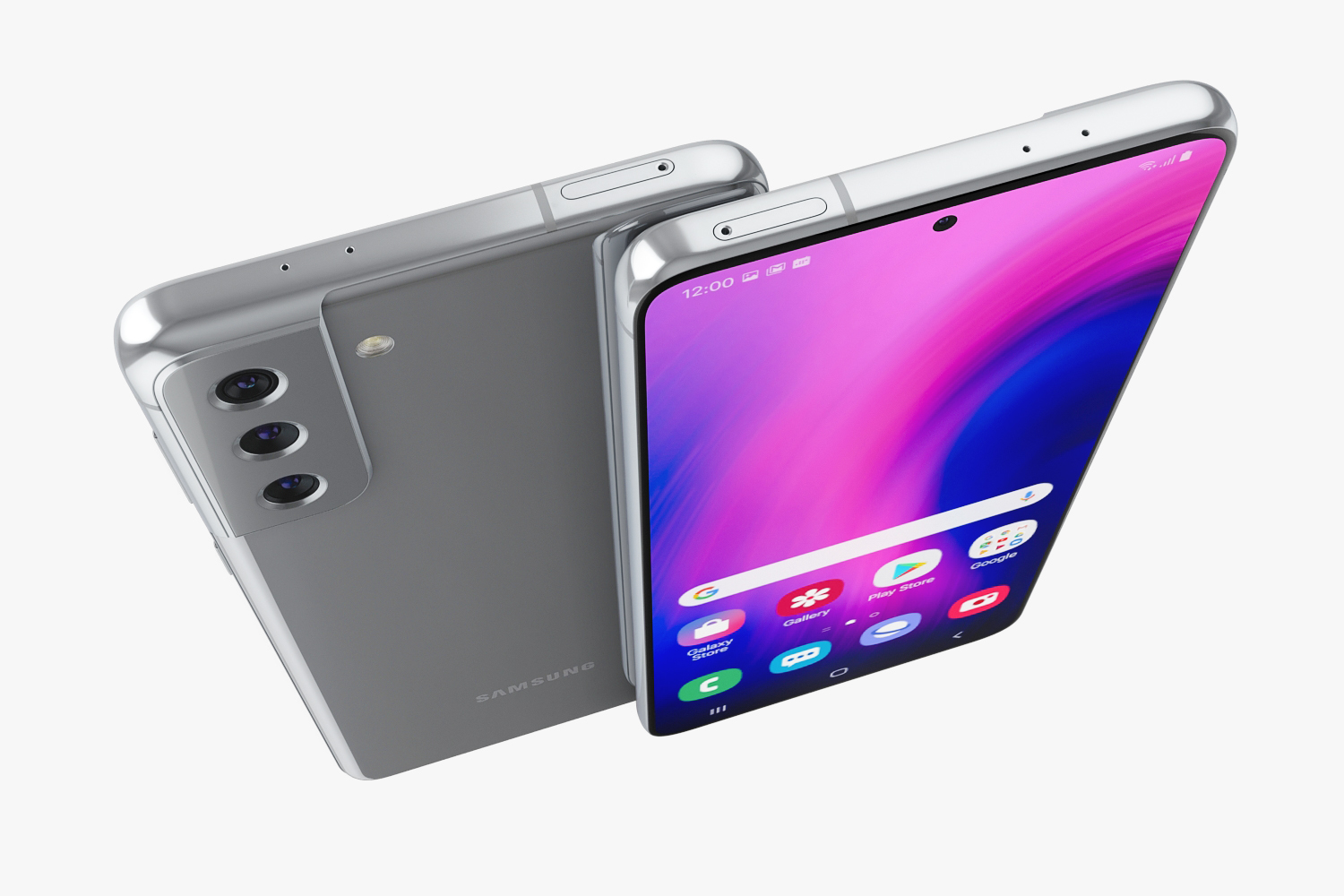 Samsung Galaxy S21 Plus silver by madMIX_X | 3DOcean