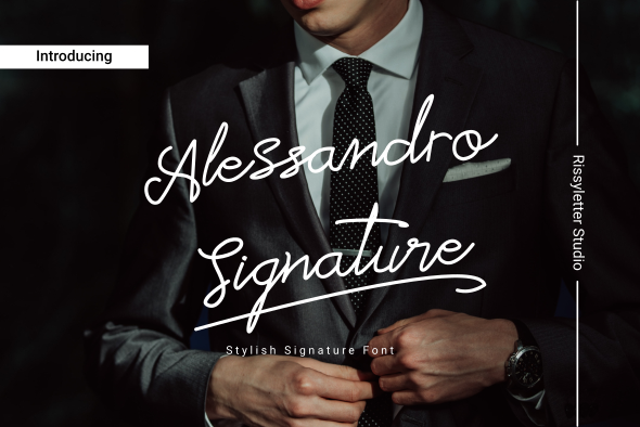 Alessandro Signature, Fonts | GraphicRiver