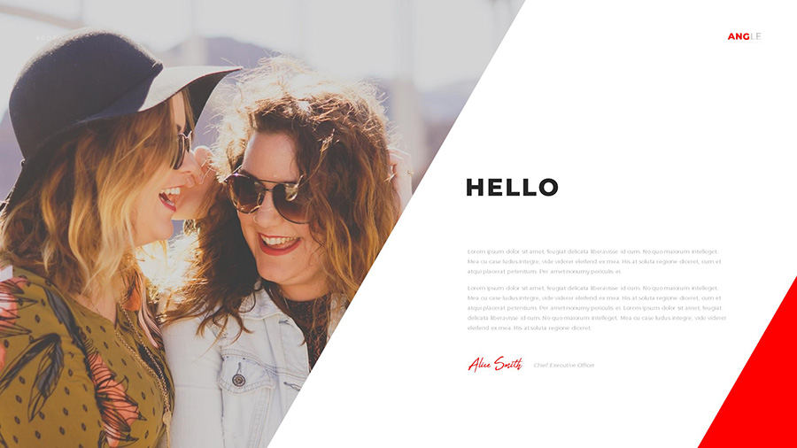 Angle Multipurpose PowerPoint Template v1.5, Presentation Templates