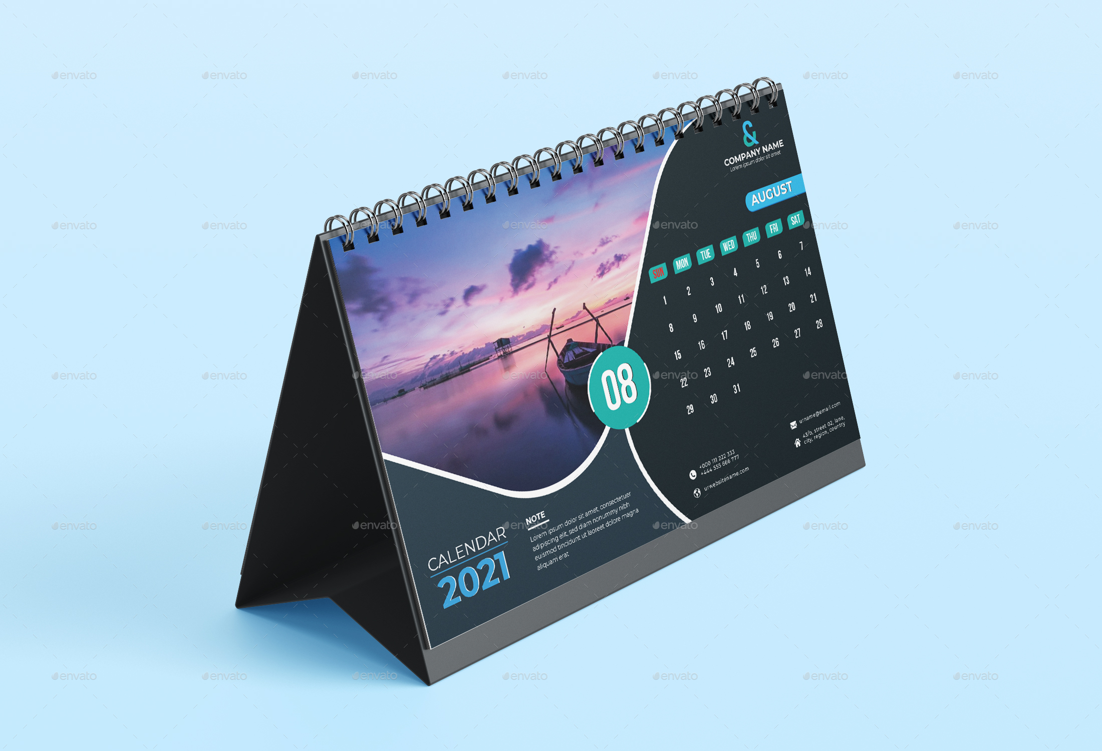 Desk Calendar Design, Print Templates | GraphicRiver