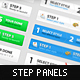 Step Process Panels Mega Set – Over 100 Variations, Web Elements ...