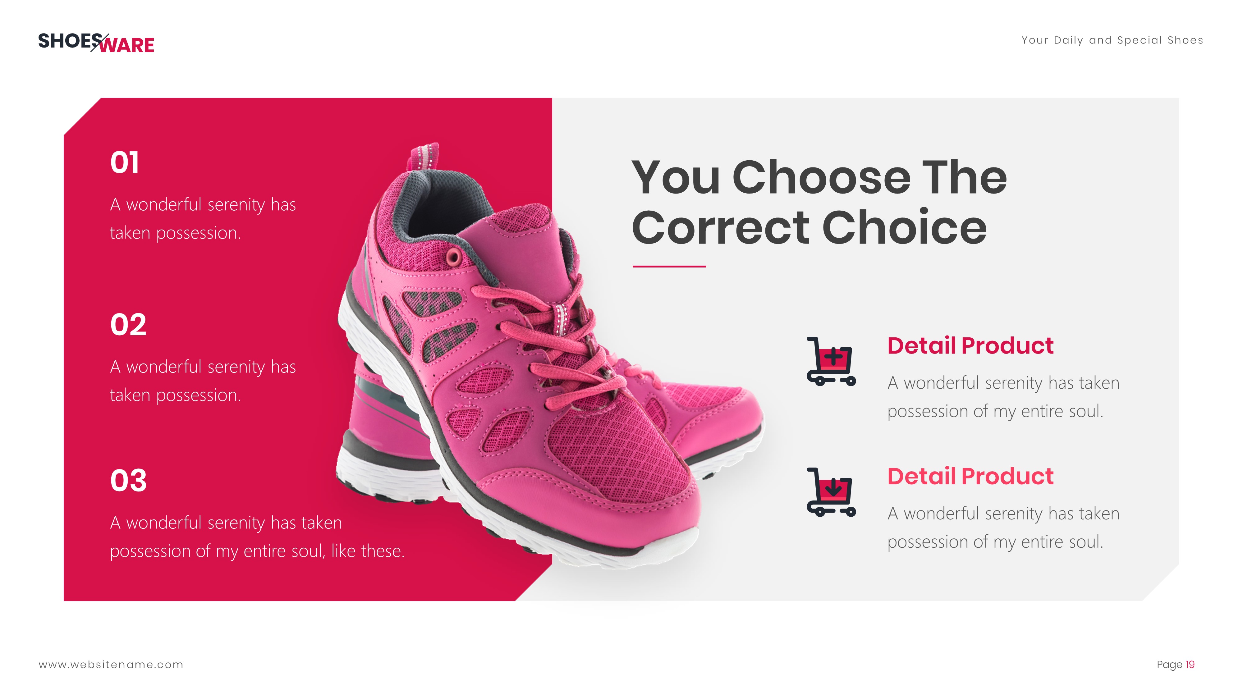 Shoesware E-Commerce PowerPoint Template by RRgraph | GraphicRiver