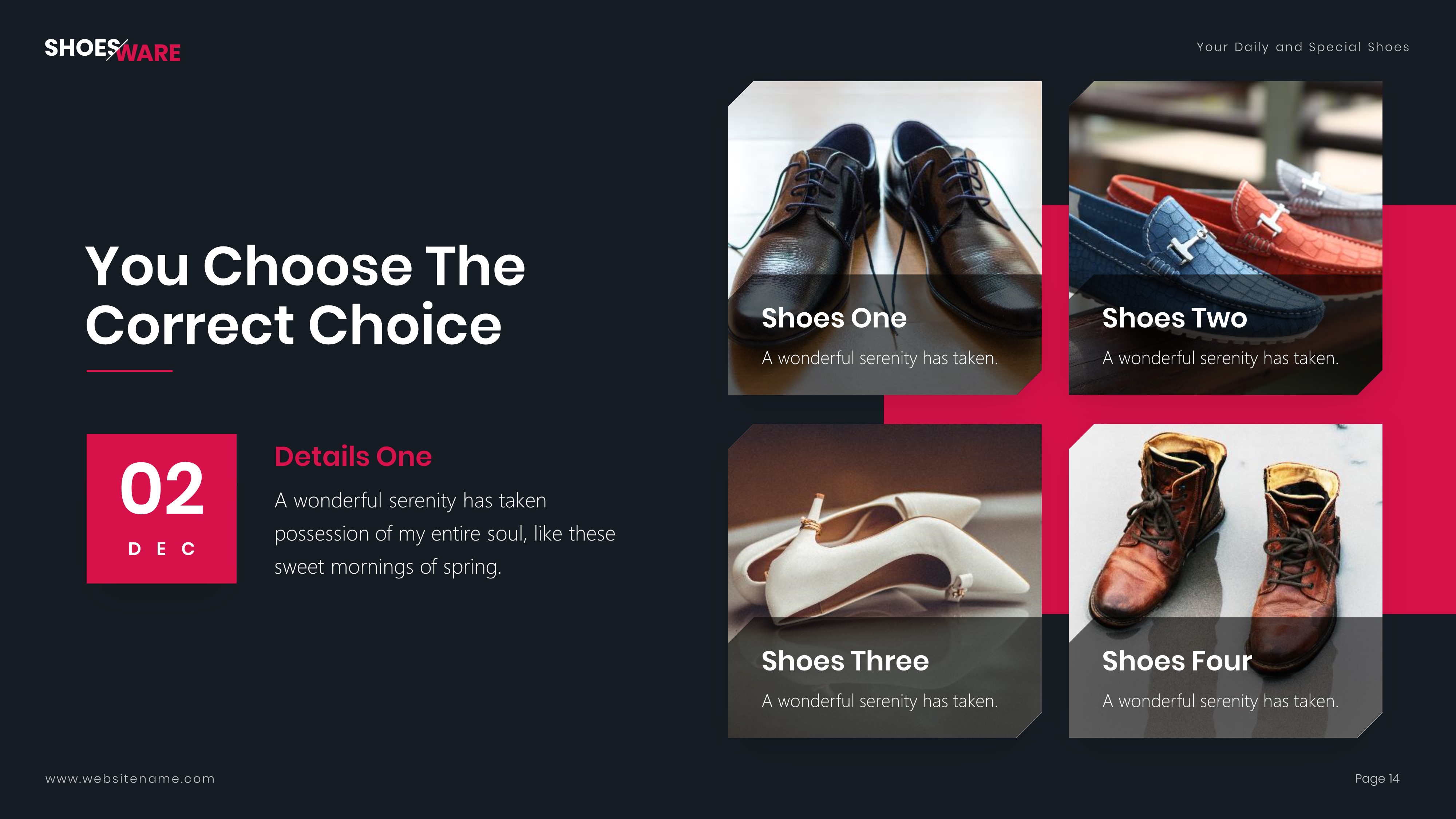Shoesware E-Commerce Keynote Template, Presentation Templates ...