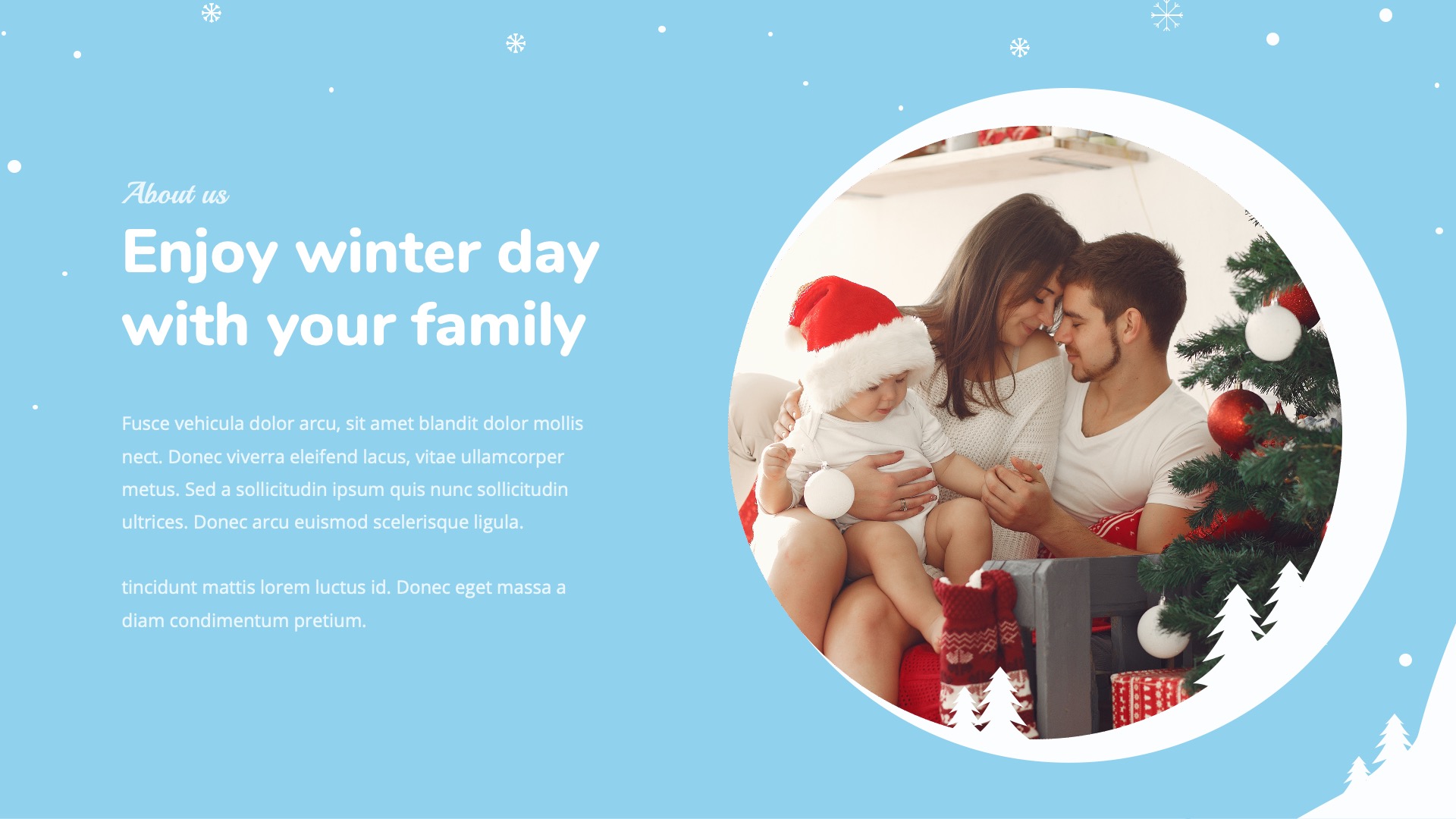 Winter Snow Powerpoint Template, Presentation Templates | GraphicRiver