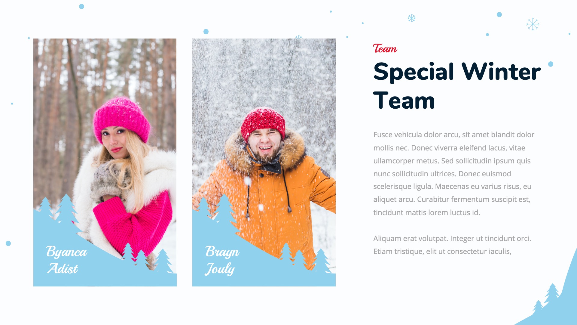 Winter Snow Powerpoint Template, Presentation Templates | GraphicRiver