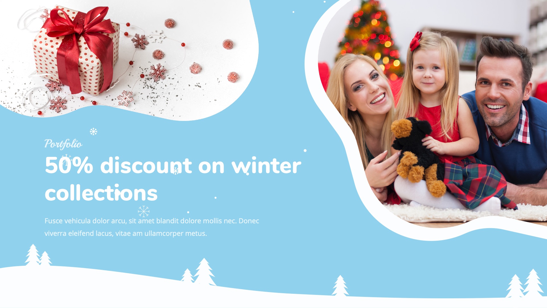 Winter Snow Powerpoint Template, Presentation Templates | GraphicRiver