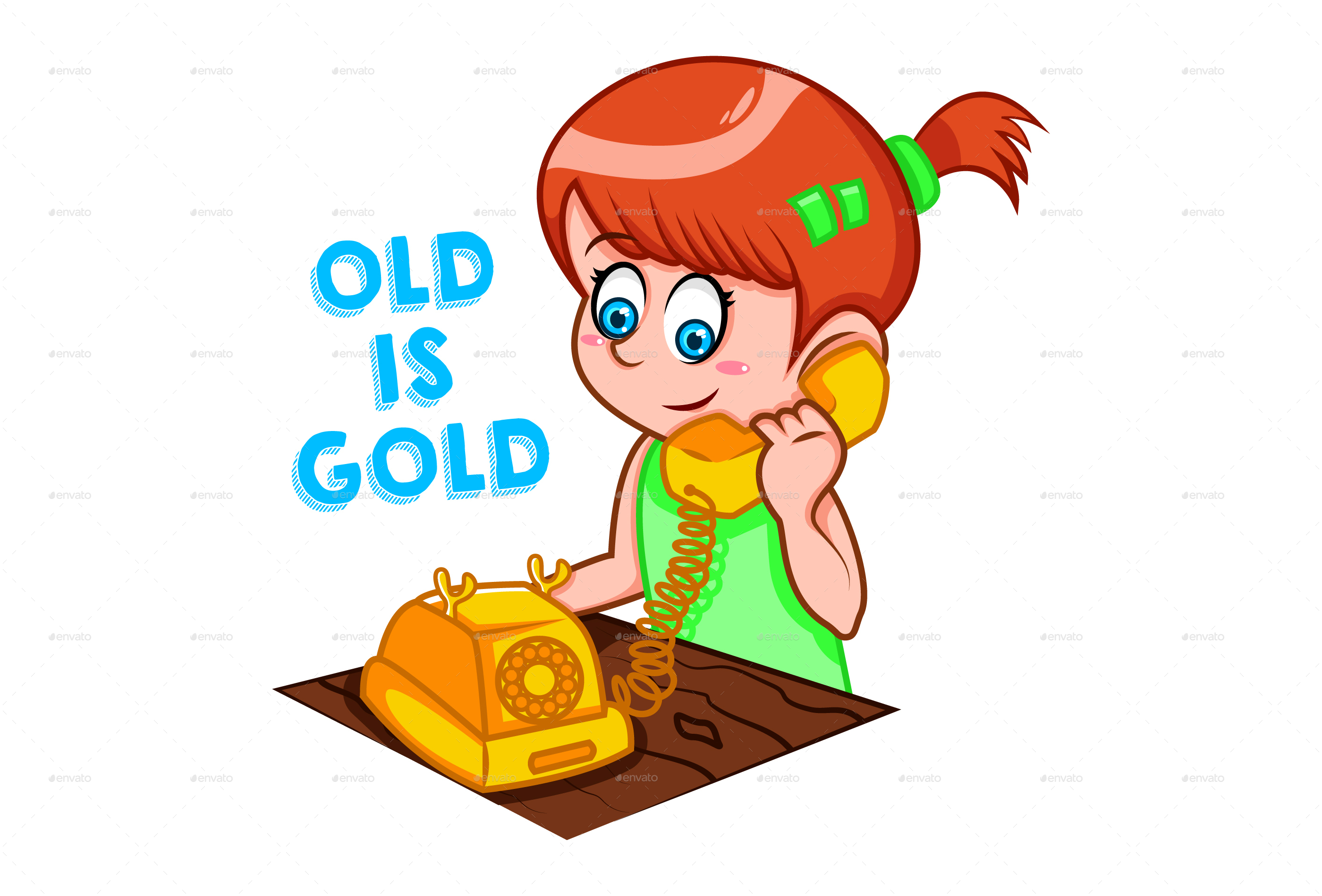 Girl Sticker Set, Vectors | GraphicRiver