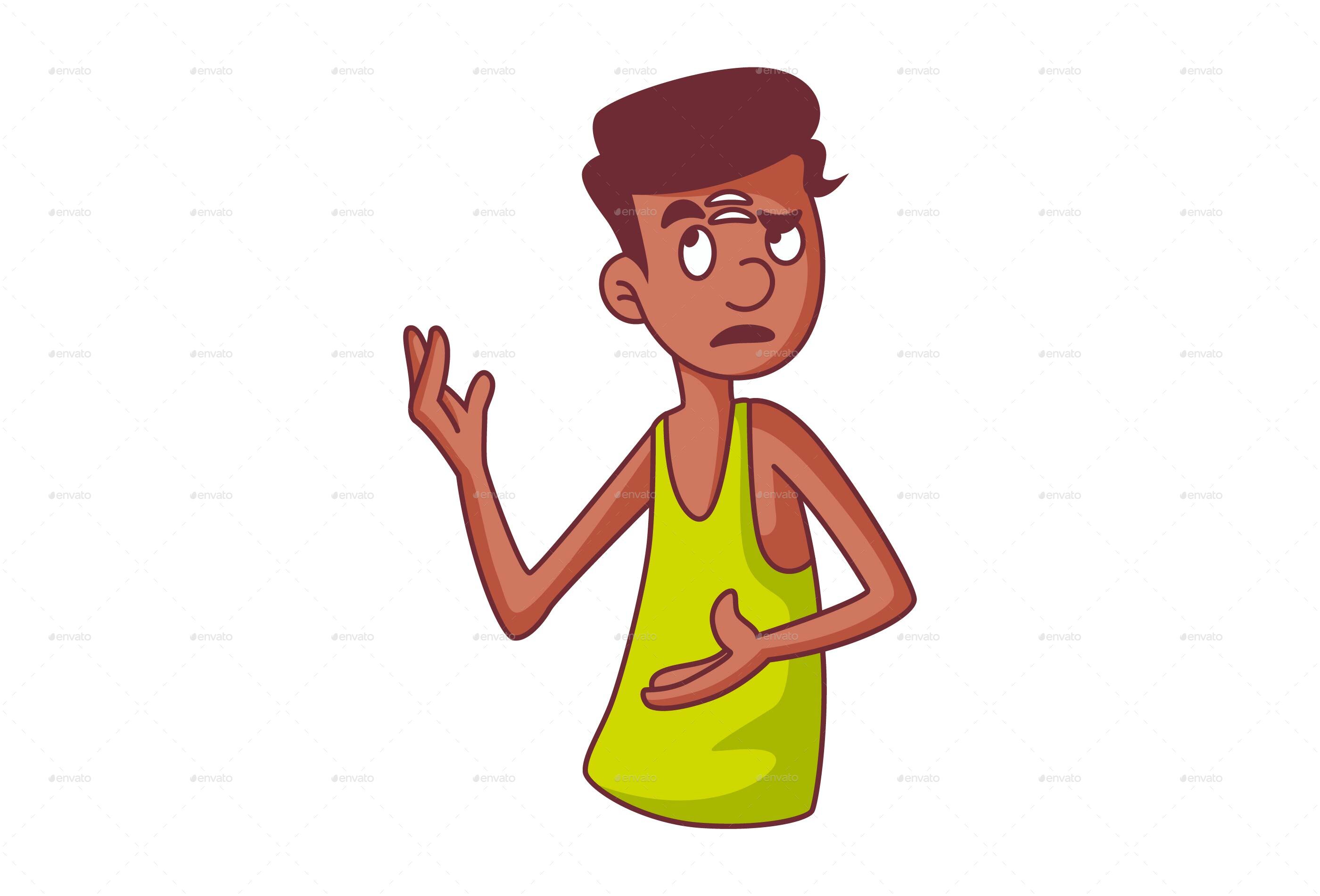 South Indian Man Sticker Set, Vectors | GraphicRiver