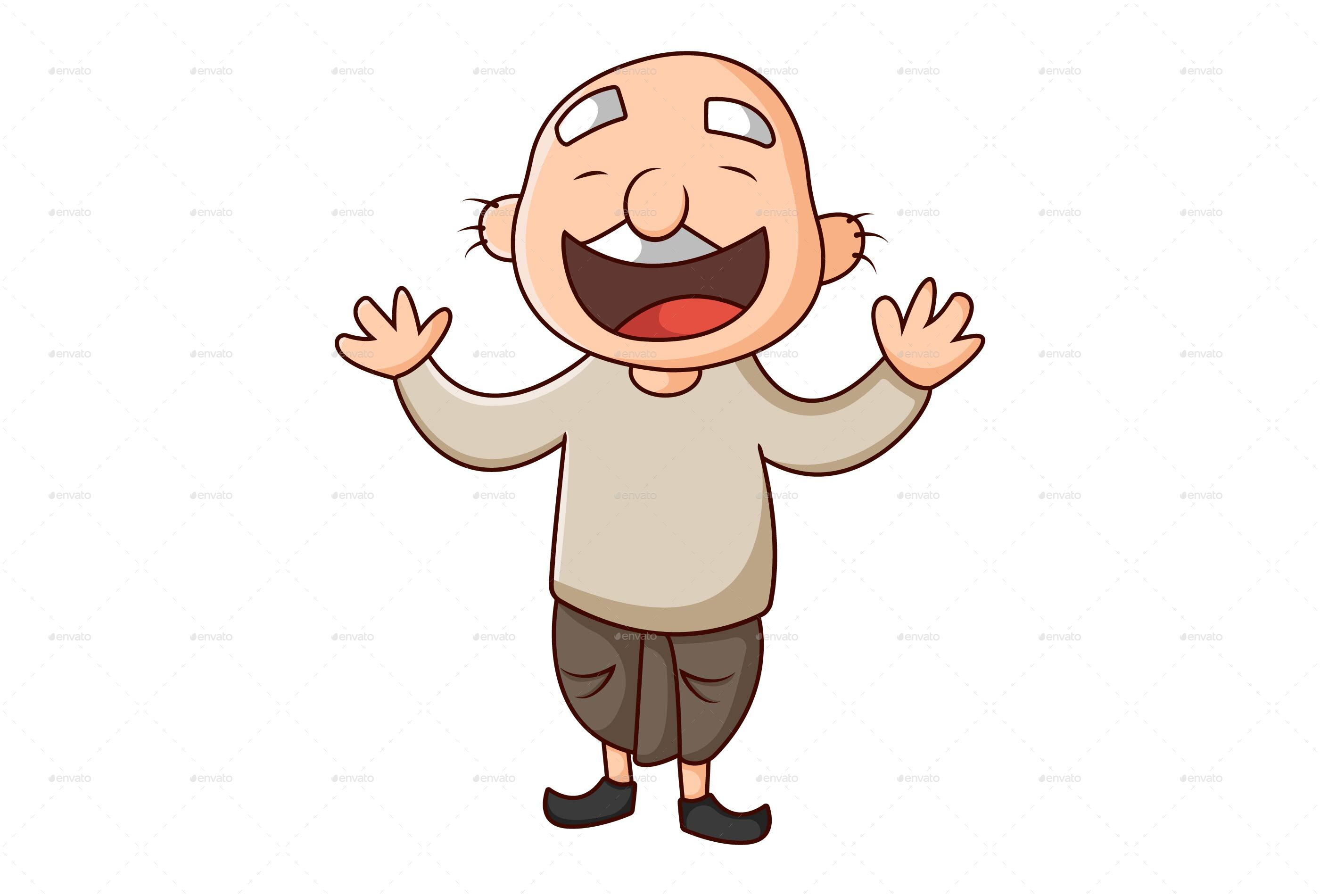 Old Man Sticker Set, Vectors | GraphicRiver