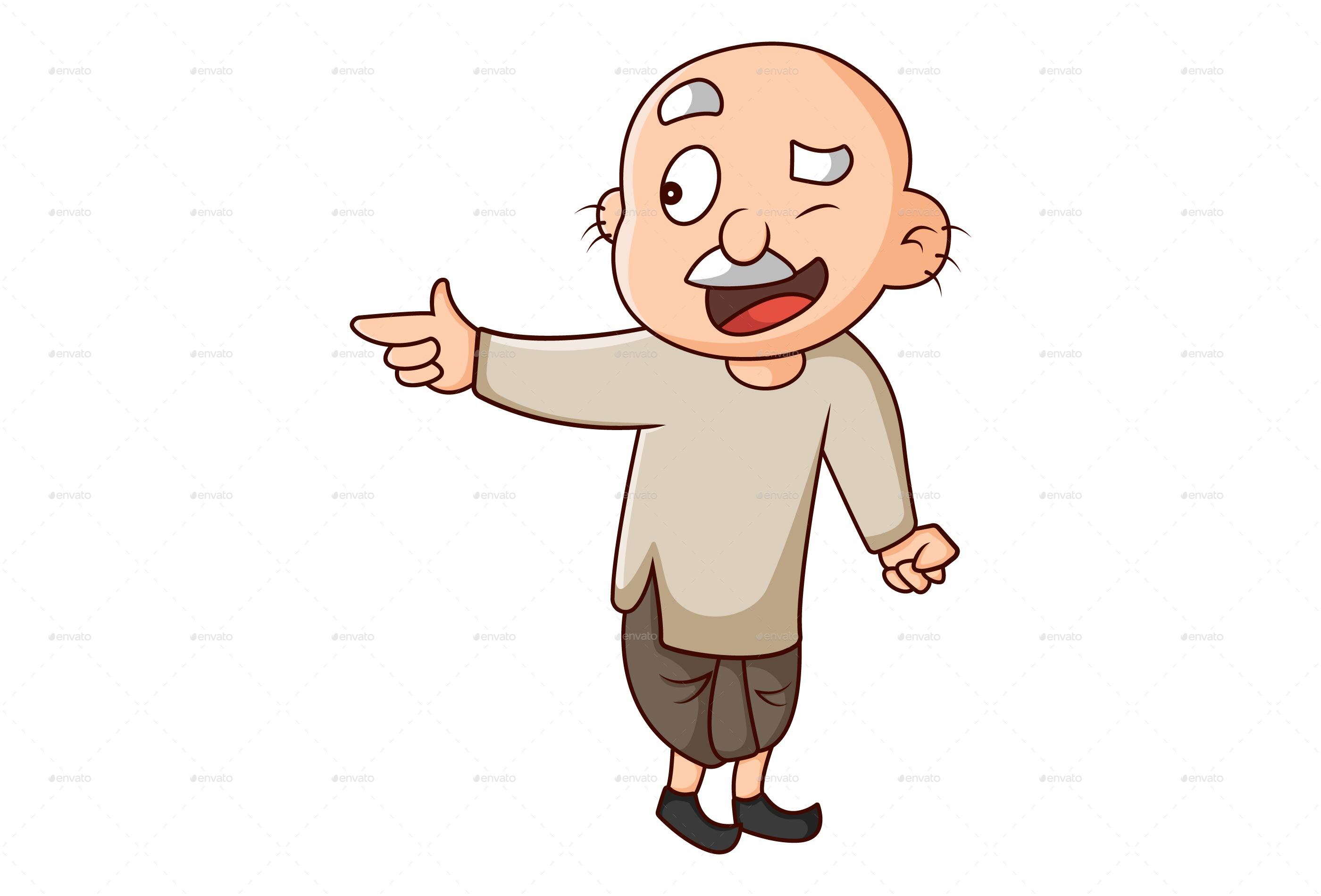 Old Man Sticker Set, Vectors | GraphicRiver