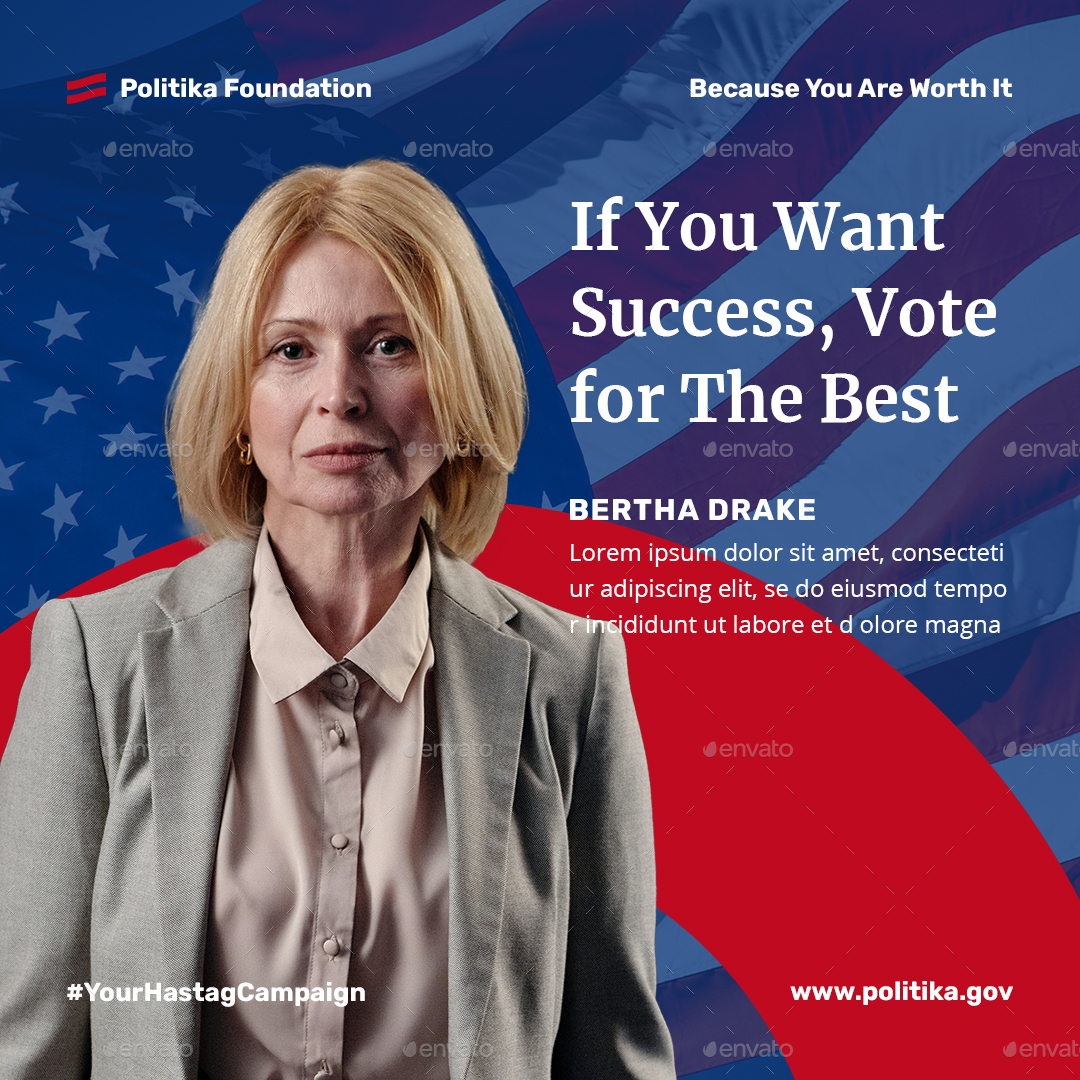 Politika: Politics Instagram Post Template, Web Elements | GraphicRiver