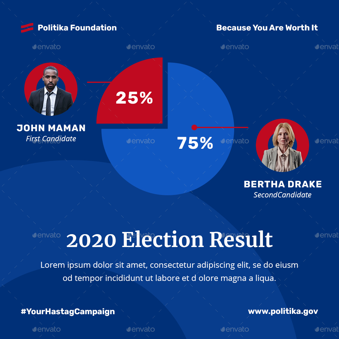 Politika: Politics Instagram Post Template, Web Elements | GraphicRiver