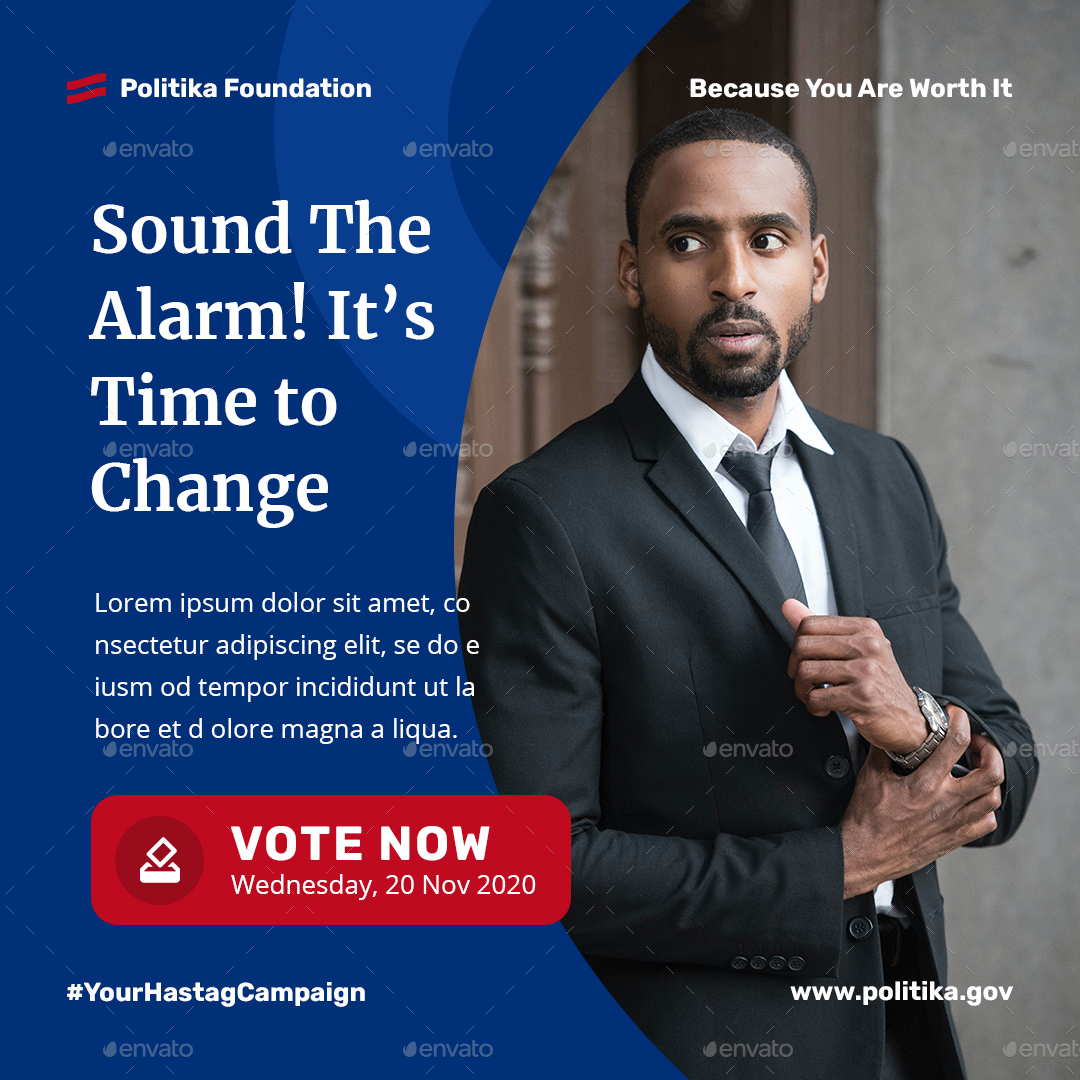 Politika: Politics Instagram Post Template, Web Elements | GraphicRiver