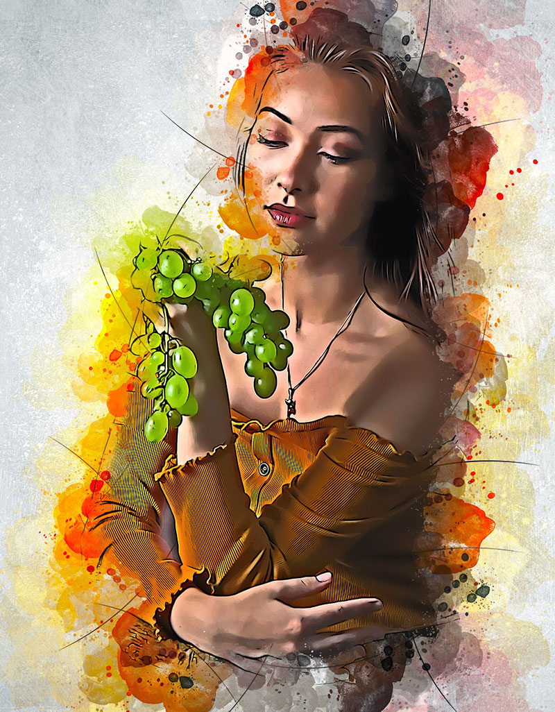 Photo Paints Photoshop Action, Add-ons | GraphicRiver