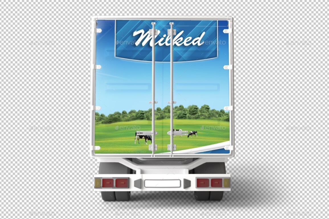 Lorry Branding Mock Up - Photorealistic Mock Up, Graphics | GraphicRiver