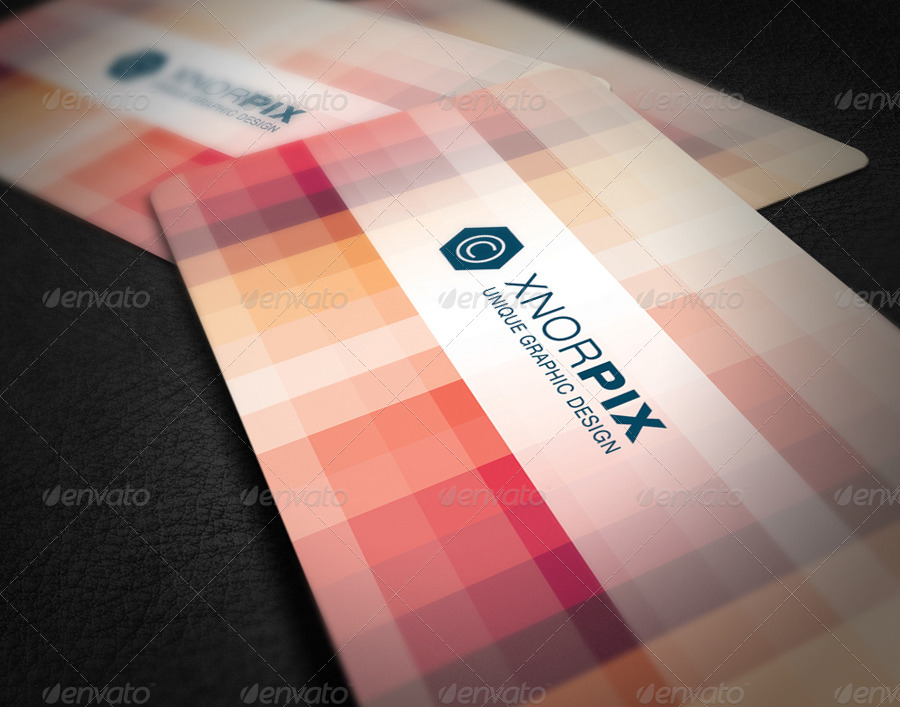 Pixel Business Card, Print Templates | GraphicRiver