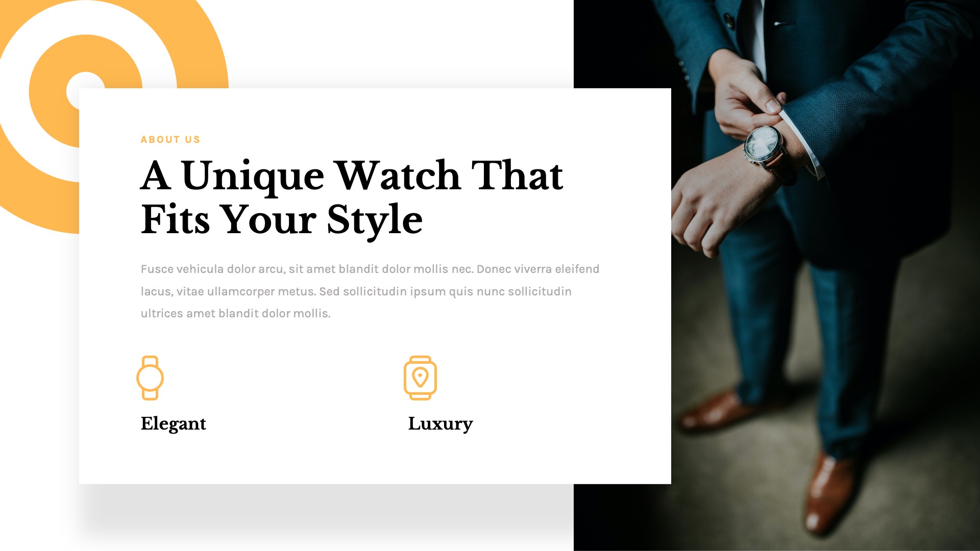ROLAGE - Watch Product Powerpoint Template, Presentation Templates