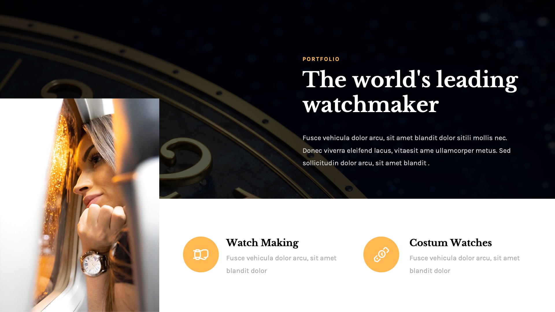 ROLAGE - Watch Product Powerpoint Template, Presentation Templates