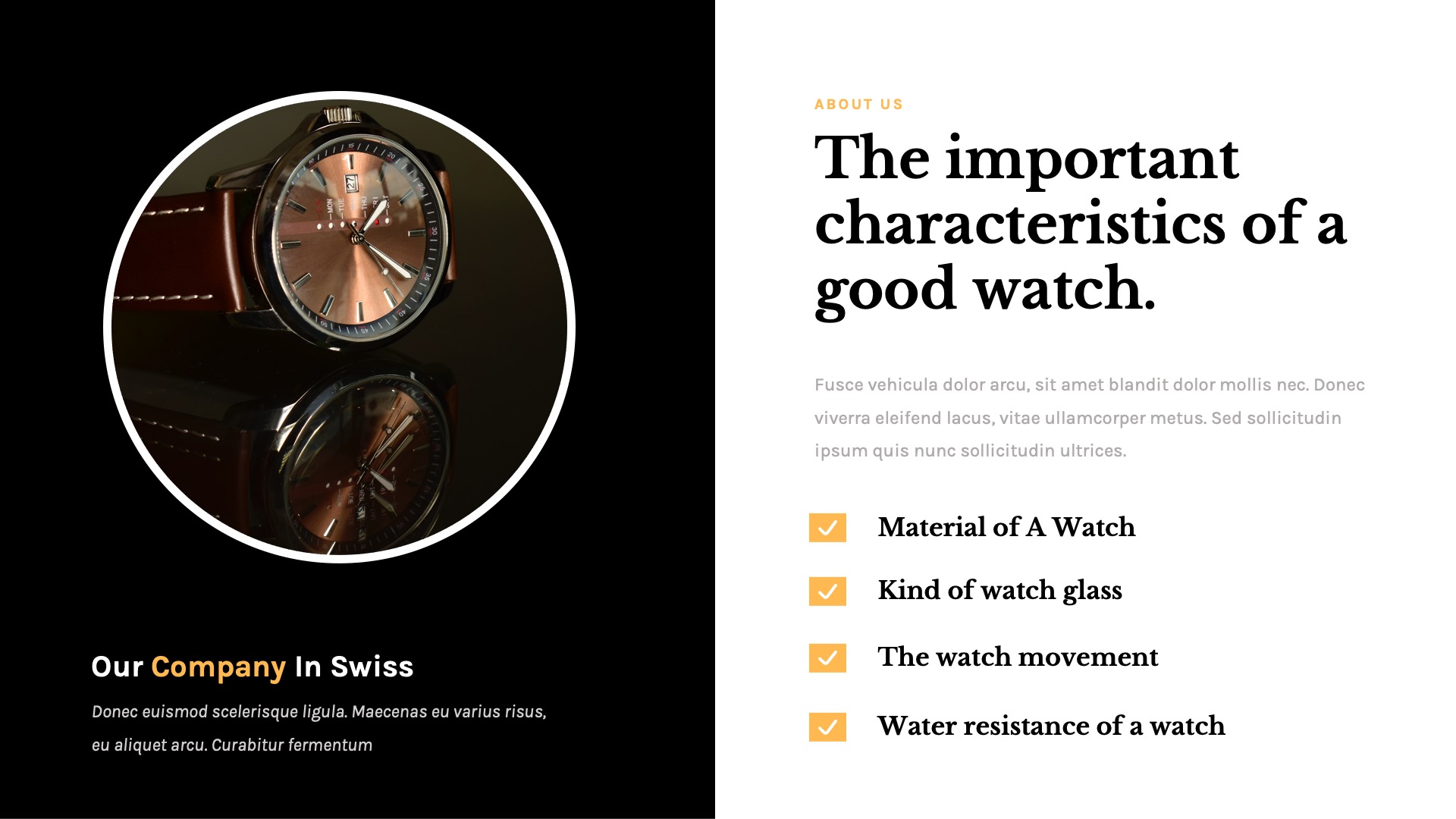 ROLAGE - Watch Product Powerpoint Template, Presentation Templates