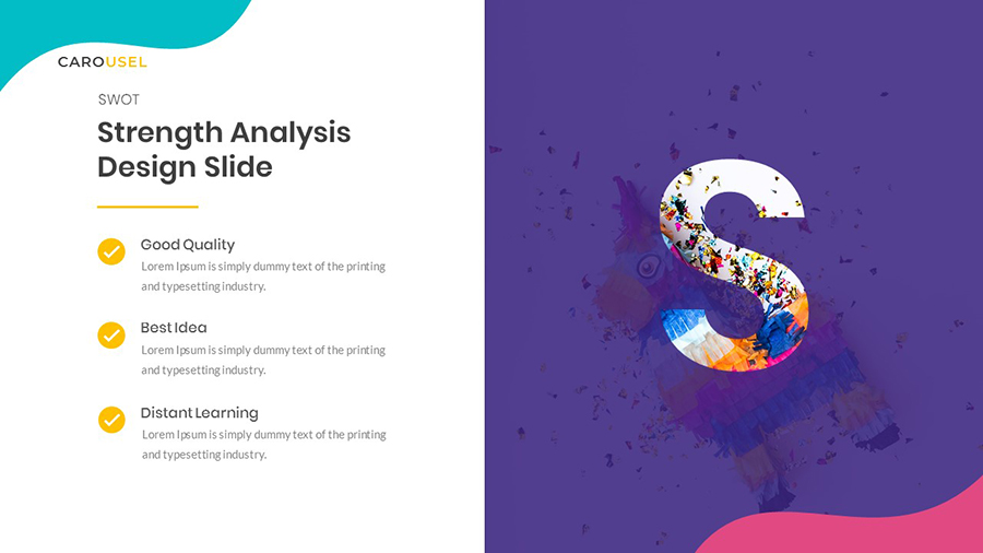 Carousel - Colorful Modern Powerpoint Template, Presentation Templates