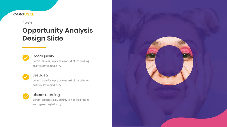 Carousel - Colorful Modern Powerpoint Template, Presentation Templates