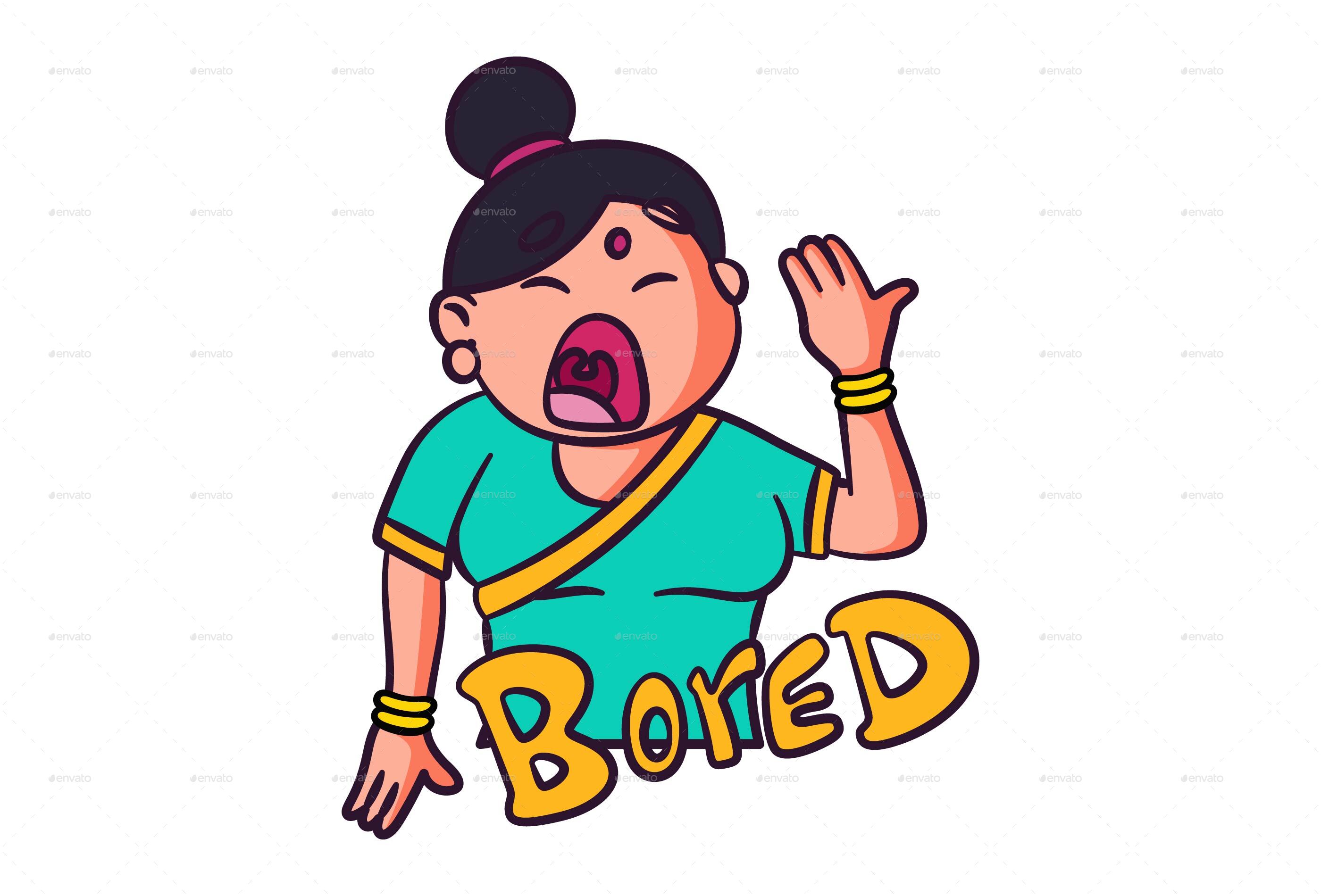 Woman Sticker Set, Vectors | GraphicRiver