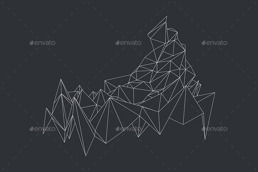 Wireframe Geometric Objects by themefire | GraphicRiver