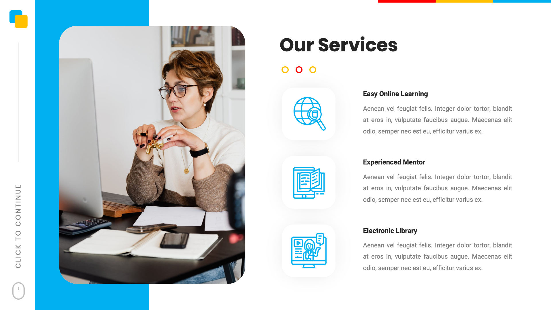 eCourse - Online Course PowerPoint Presentation Template, Presentation ...