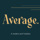 Average - Modern Serif Typeface, Fonts | GraphicRiver