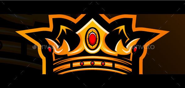 Crown Esport Logo, Logo Templates | GraphicRiver