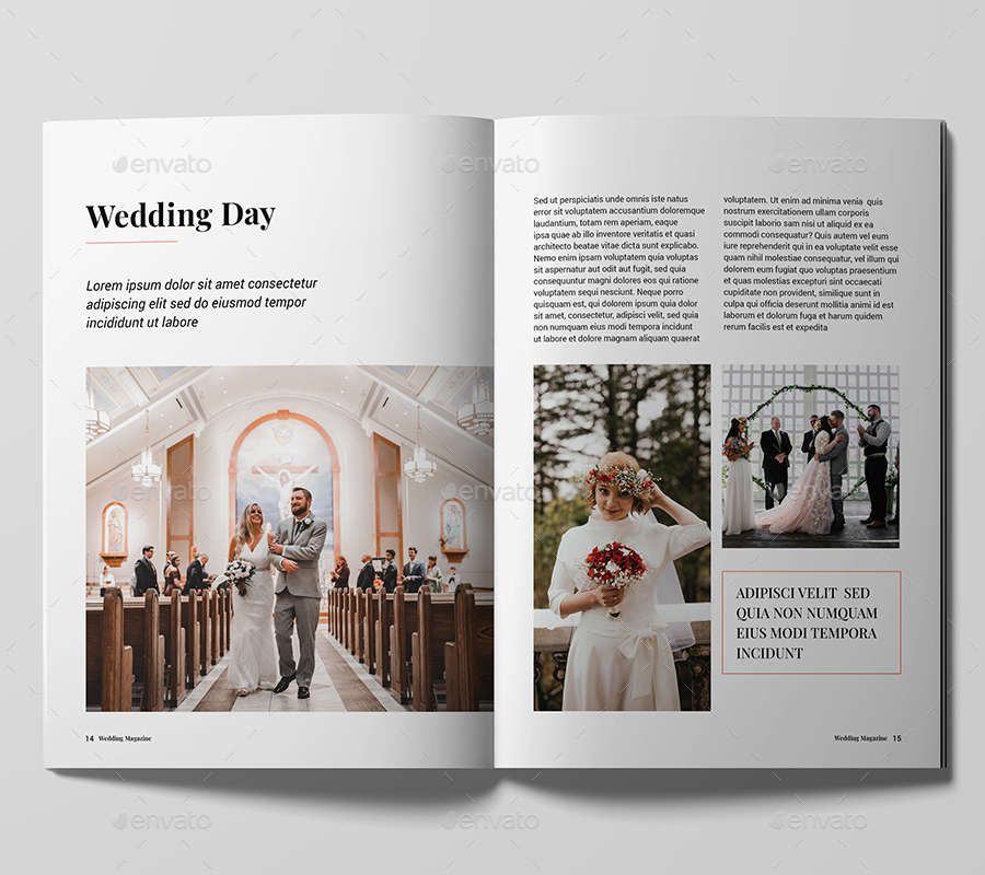 Wedding Magazine, Print Templates | GraphicRiver