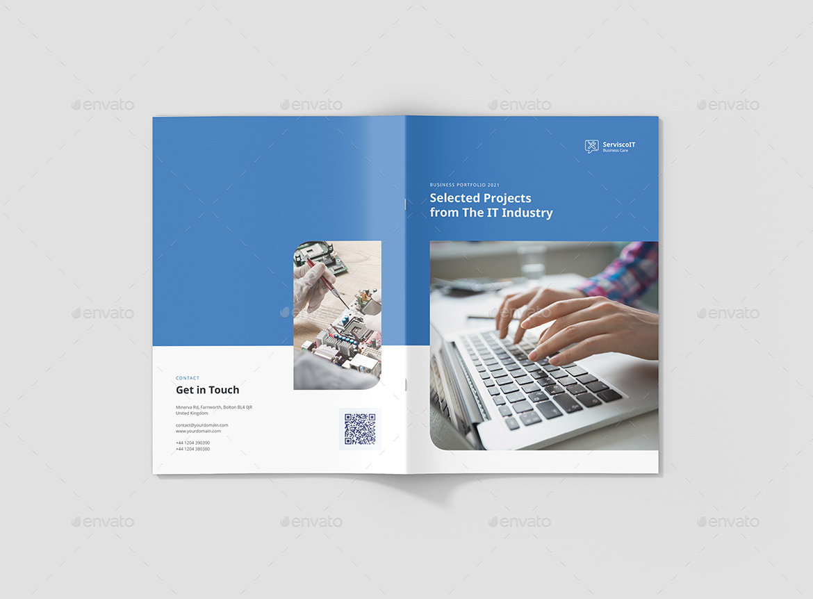 IT Services – Portfolio, Print Templates | GraphicRiver