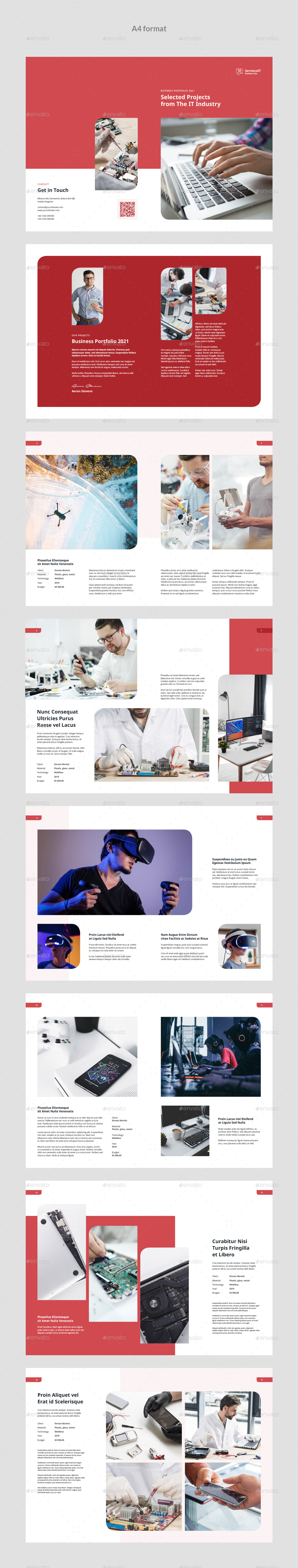 IT Services – Portfolio, Print Templates | GraphicRiver