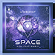 Ambient Space Chillout Music Cover Album Template, Web Elements ...