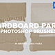 37 Damaged Cardboard Parts Photoshop Stamp Brushes, Add-ons | GraphicRiver