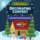 Christmas Decorating Contest Flyer Templates, Print Templates ...