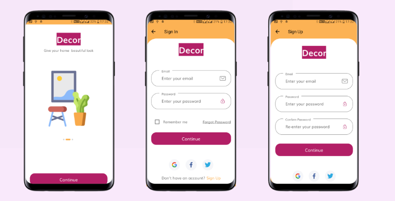 Flutter eCommerce App - Furniture and Home Decoration UI Template by ...