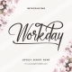 Workday Hand Brush Calligraphy Font, Fonts | GraphicRiver
