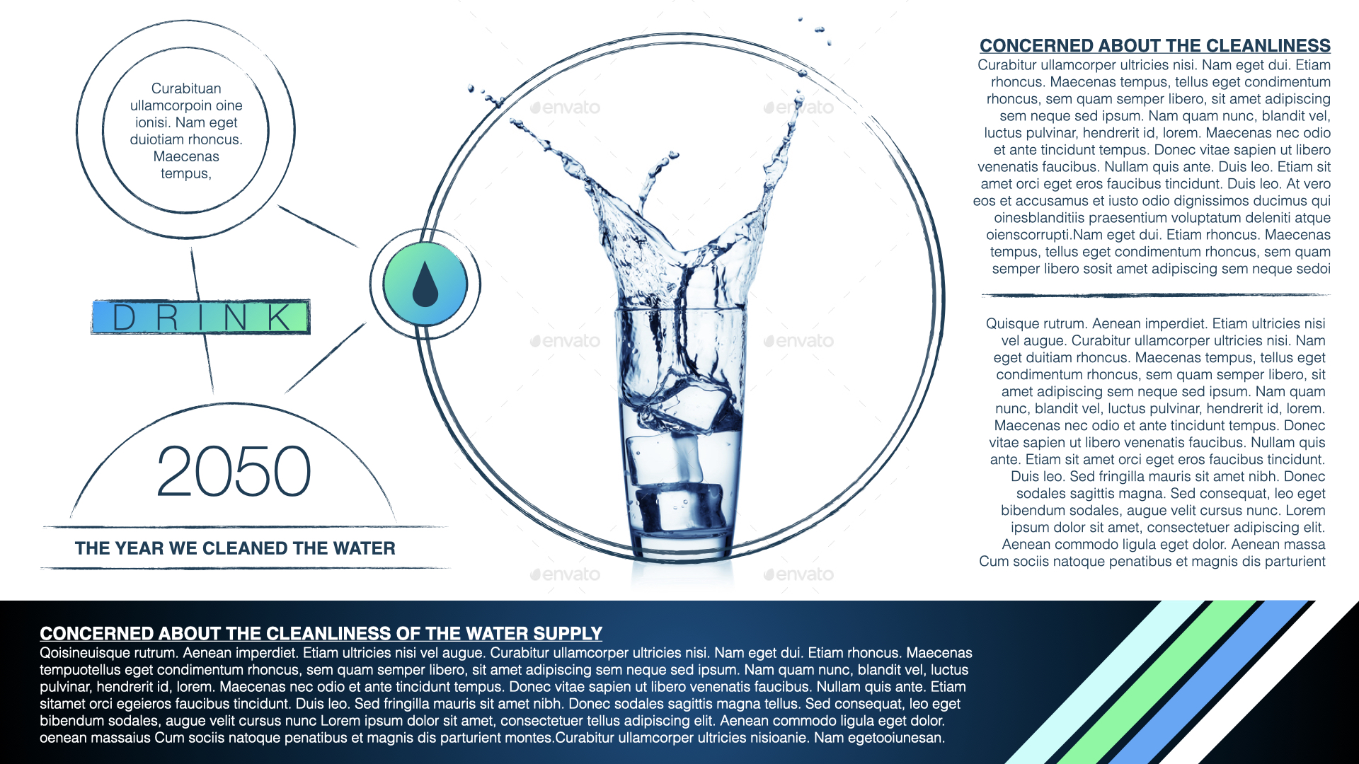 World's Water Woes Keynote Presentation, Presentation Templates ...