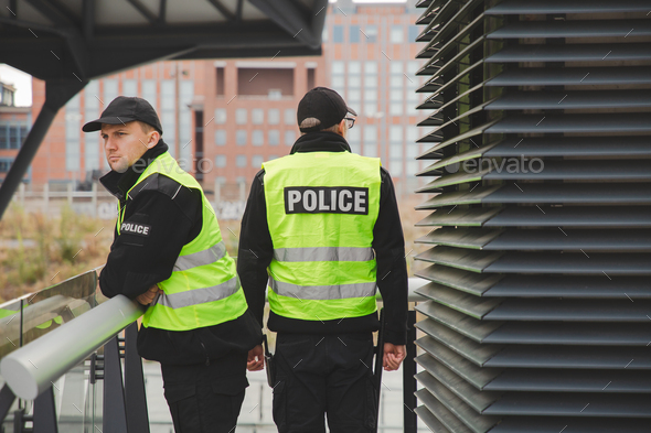 Patrol on the street is a part of police daily work Stock Photo by ...