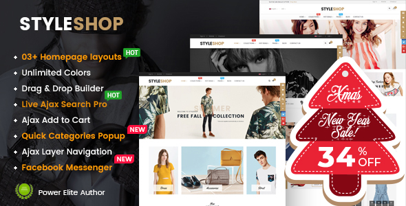 StyleShop - Responsive Multipurpose Sections Drag & Drop Builder Shopify Theme by magentech