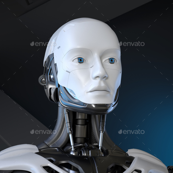 Android Robot's portrait Stock Photo by iLexx | PhotoDune