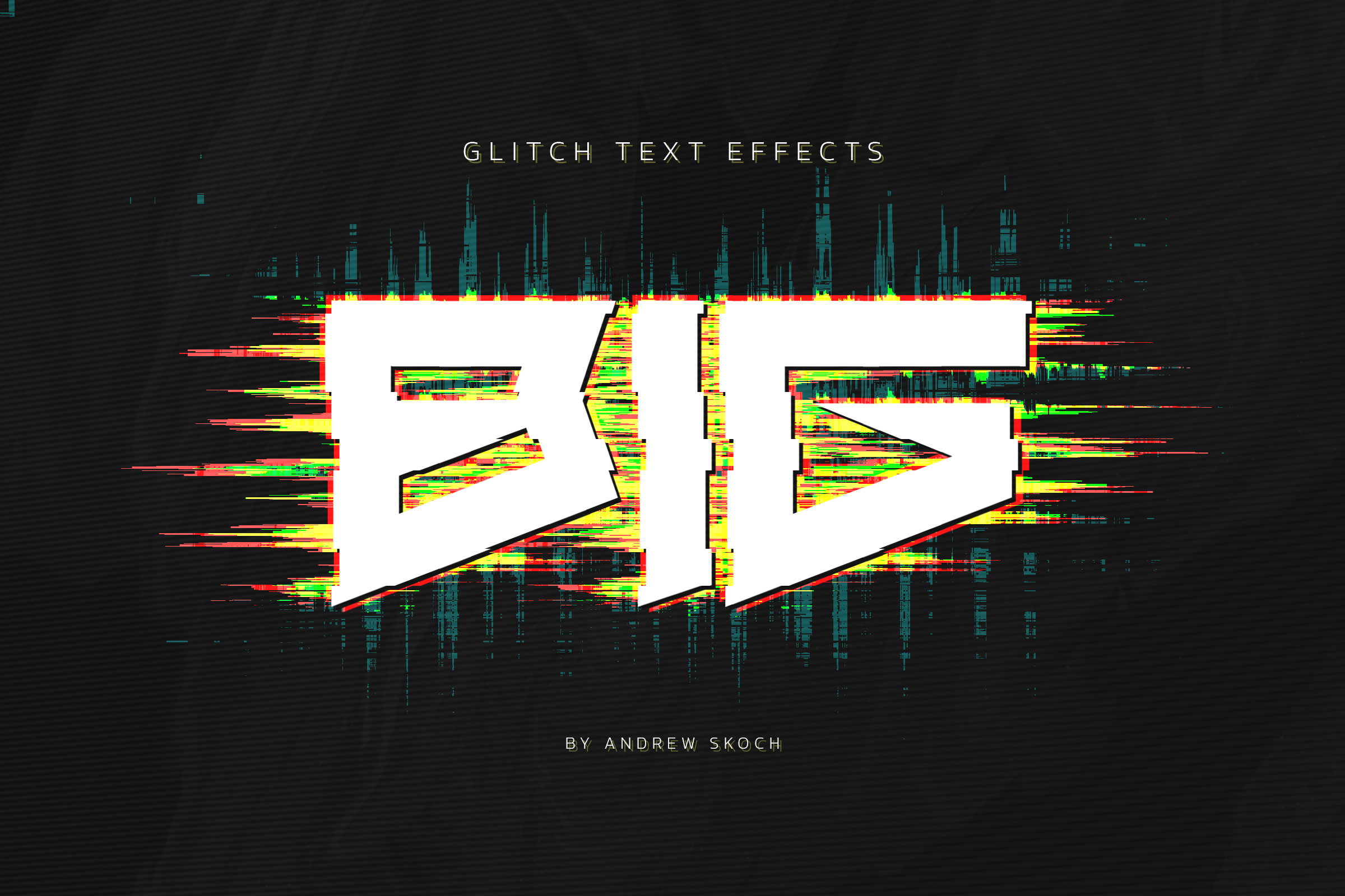 Glitch Text Effects, Add-ons | GraphicRiver